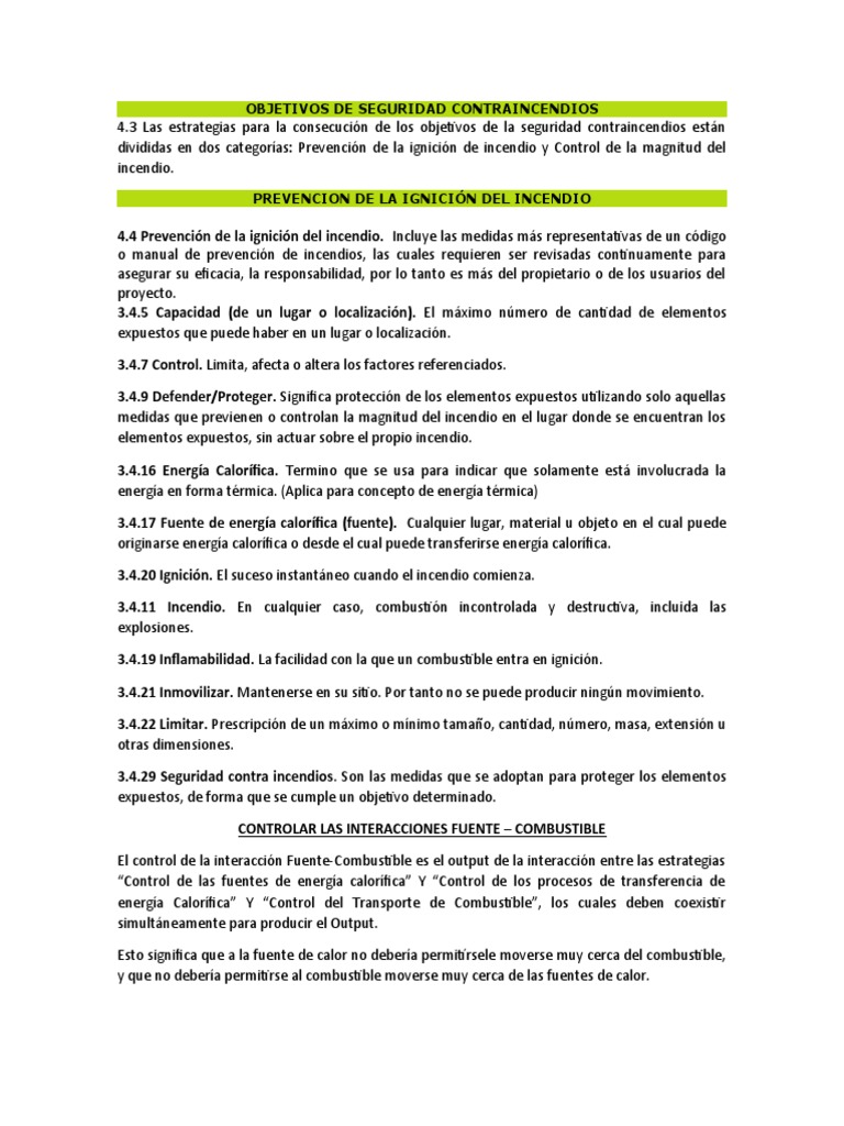 Concep. NFPA 550 | PDF | Combustibles | Calor