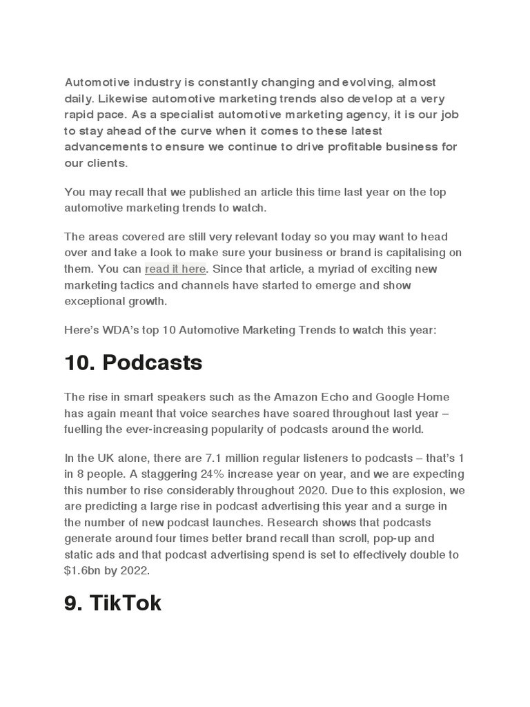 Podcasts: Read It Here | PDF | Augmented Reality | Artificial Intelligence