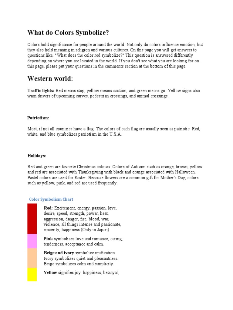 Color Assignment Design | Download Free PDF | Red | White