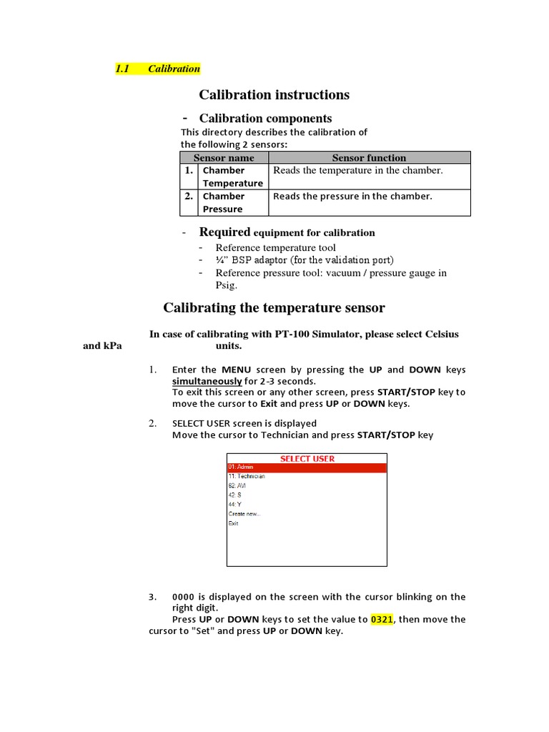 Calibration Autoclave | PDF | Calibration | Control System
