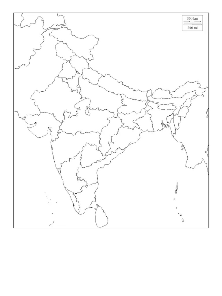 New Political Map of India 2020 | PDF