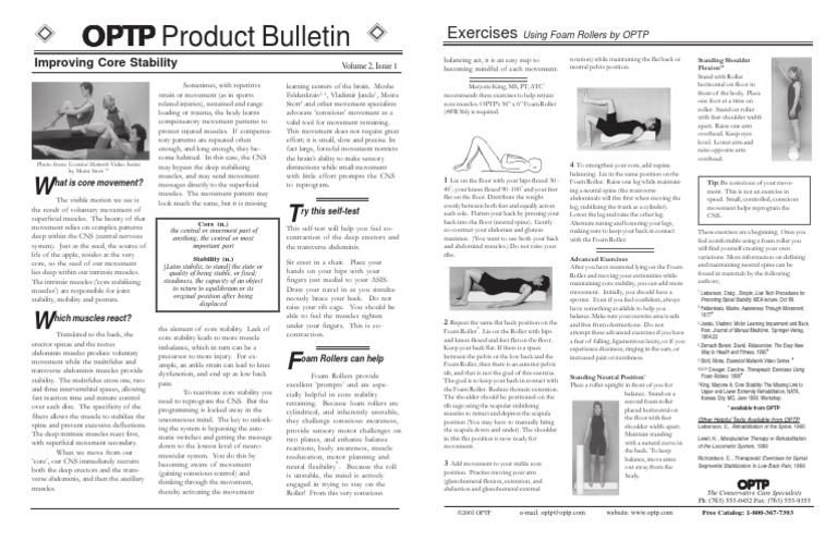 Improving Core Stability | PDF | Abdomen | Pelvis