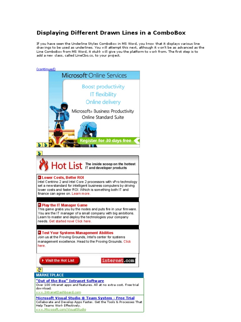 Combobox Drawing | PDF | Intel | Application Software