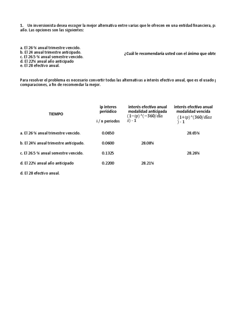 Ejemplo Plan de Inversión | PDF | Interés | Servicios (economía)