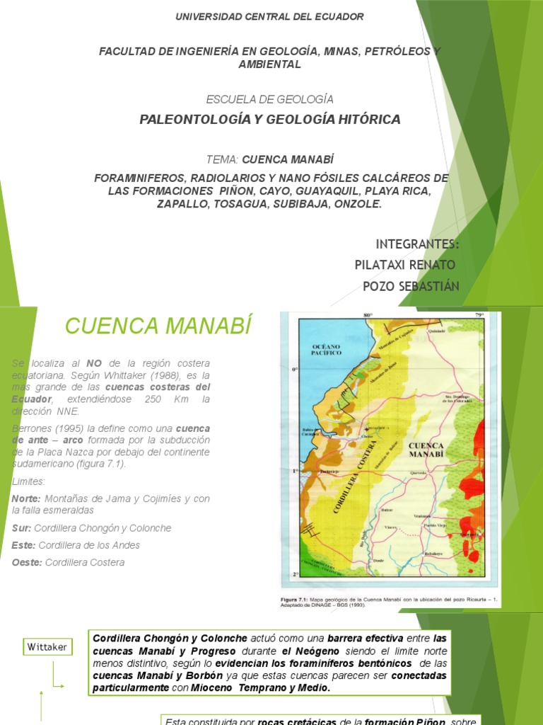 CUENCA MANABÍ | PDF | Andes | Roca ígnea