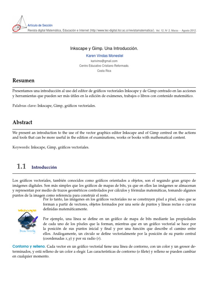 Inkscape y Gimp. Una Introducción PDF | PDF | Software | Informática