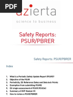 PSUR Vs PBRER (Updated) | PDF | Pharmacovigilance | Risk