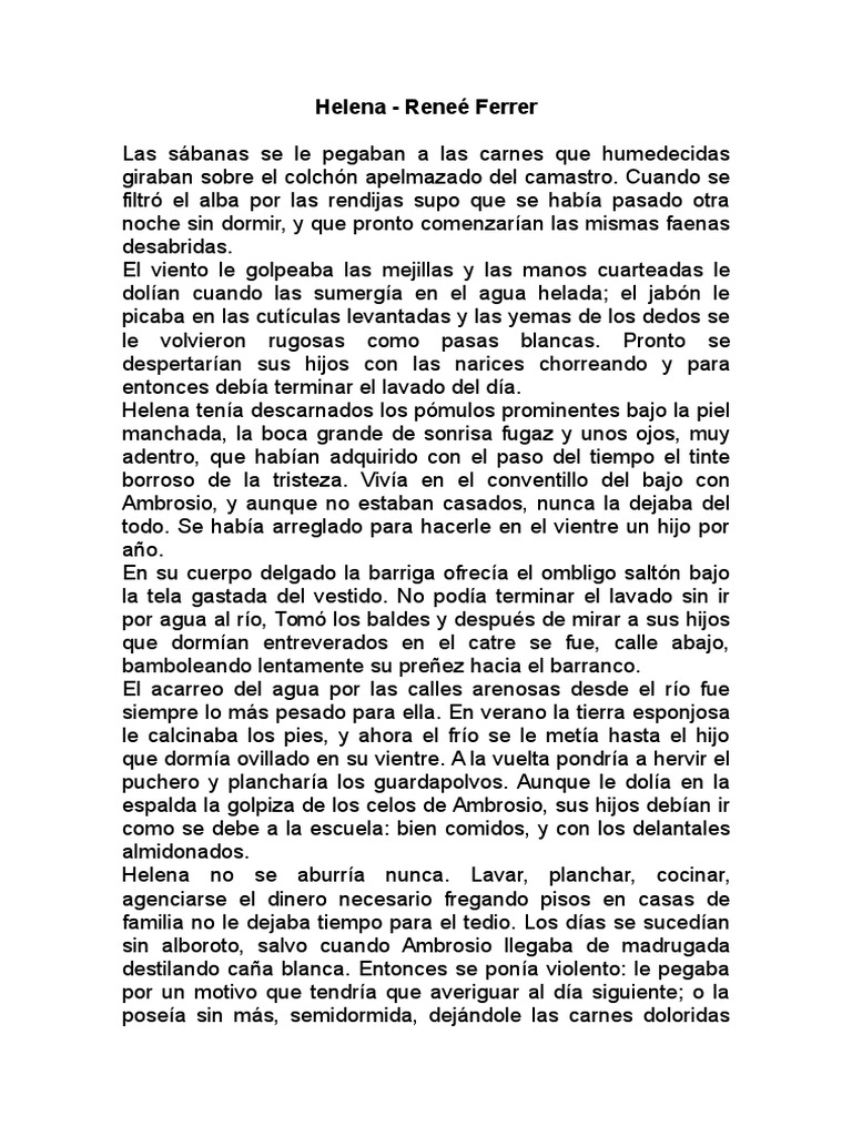 Helena - Reneé Ferrer | PDF