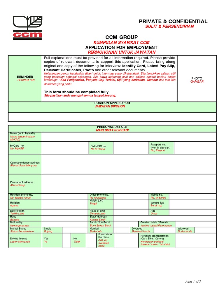 Application Form | PDF | Government And Personhood | Authentication