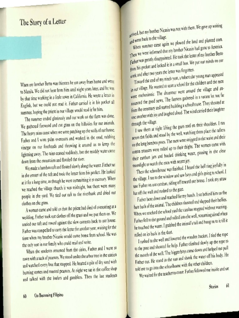 The Story of A Letter | PDF