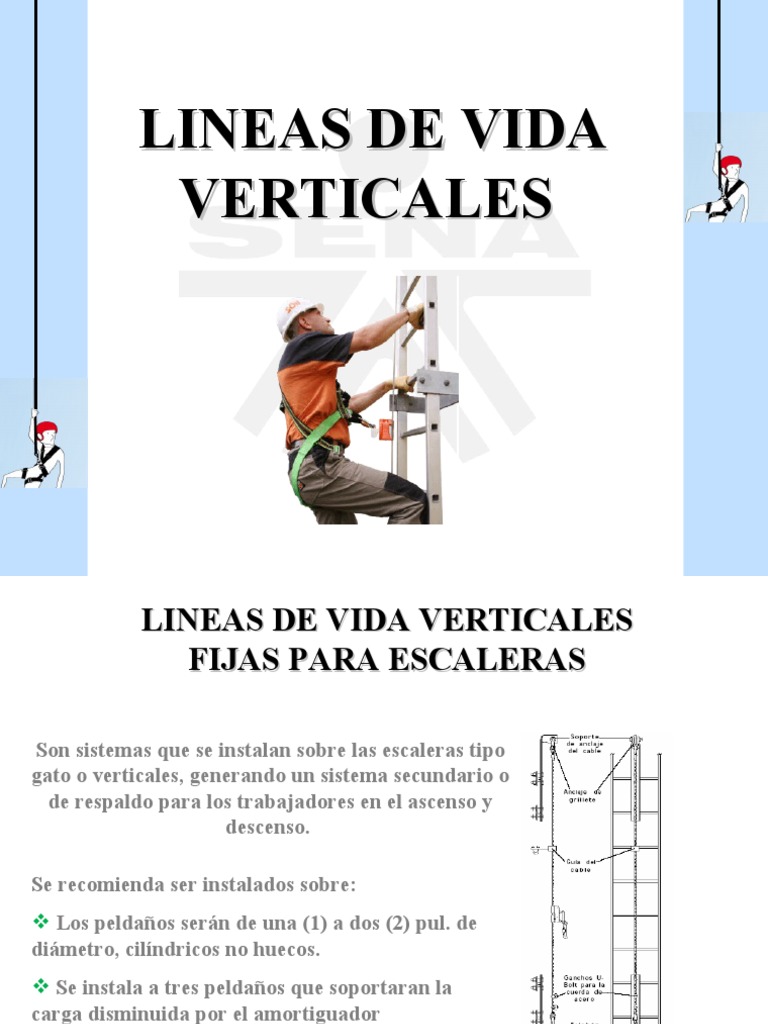 7.5 Lineas de Vida Verticales | PDF | Tornillo | Bienes manufacturados