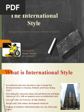 Early International Style Architecture