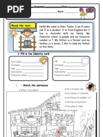 Greetings and Farewells Worksheet | PDF