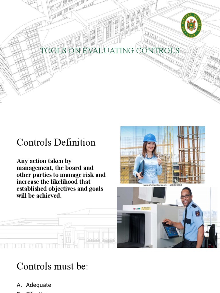 Tools On Evaluating Controls | PDF | Risk | Risk Assessment