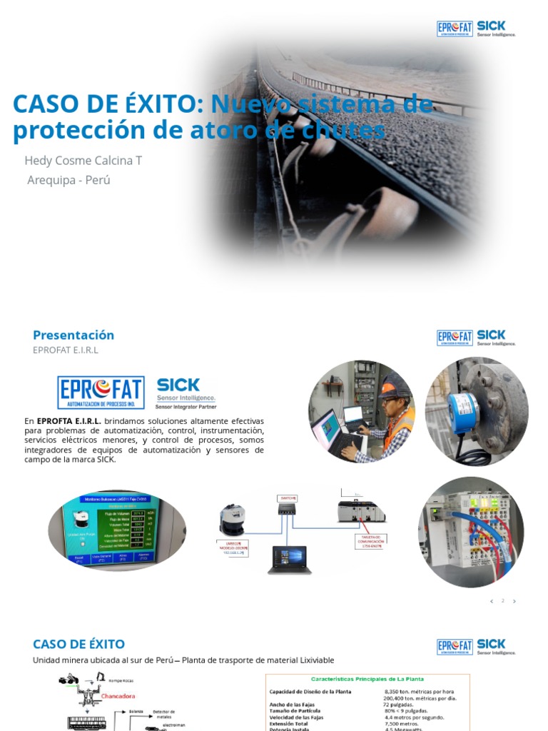 Bulkscan SICK Nuevo Sistema de Protección de Atoro de Chute | PDF | Automatización | Sensor