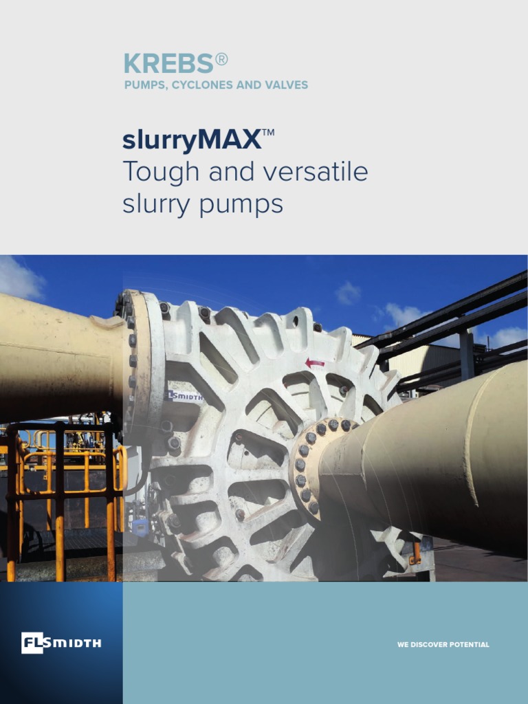 KREBS slurryMAX Pump Brochure | PDF | Pump | Bearing (Mechanical)