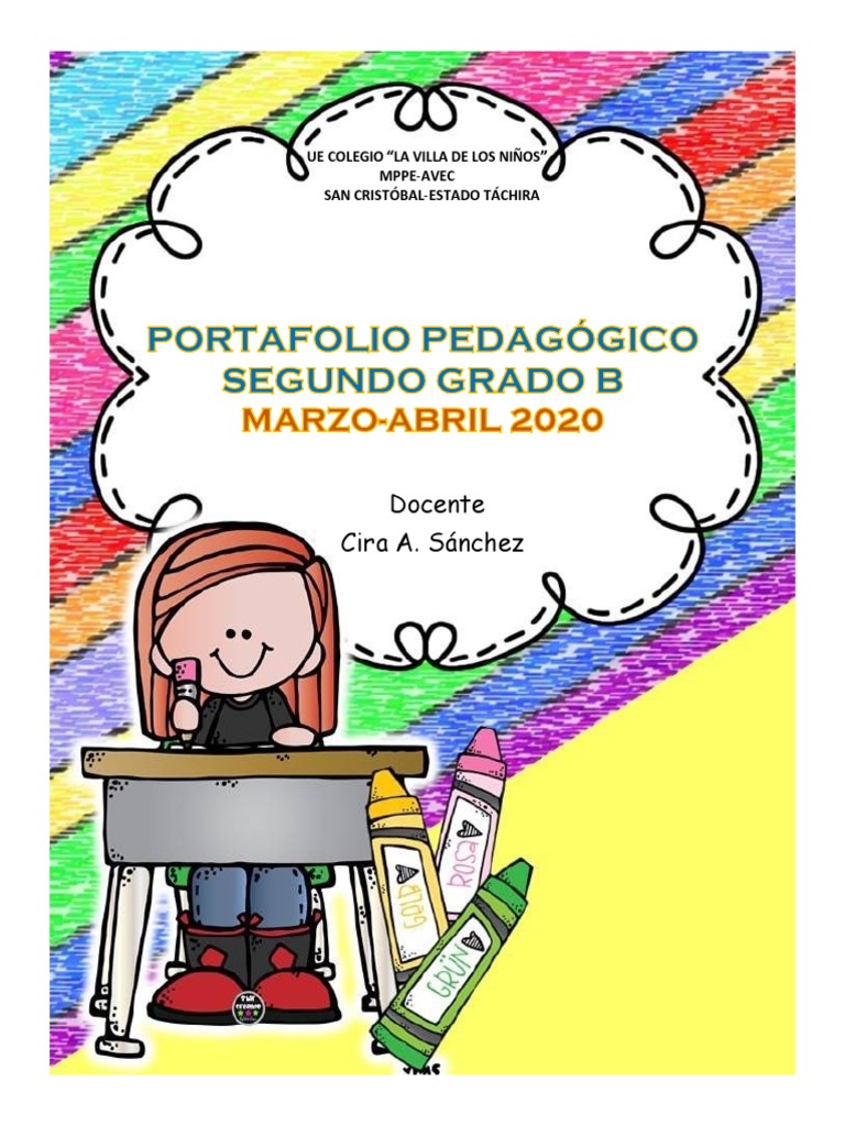 Portafolio Pedagógico Segundo Grado B Profesora Cira | PDF