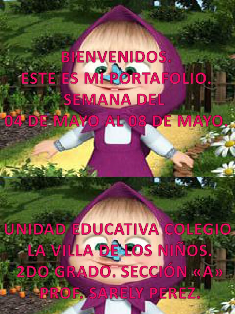 Segundo Grado A Portafolio 3 | PDF