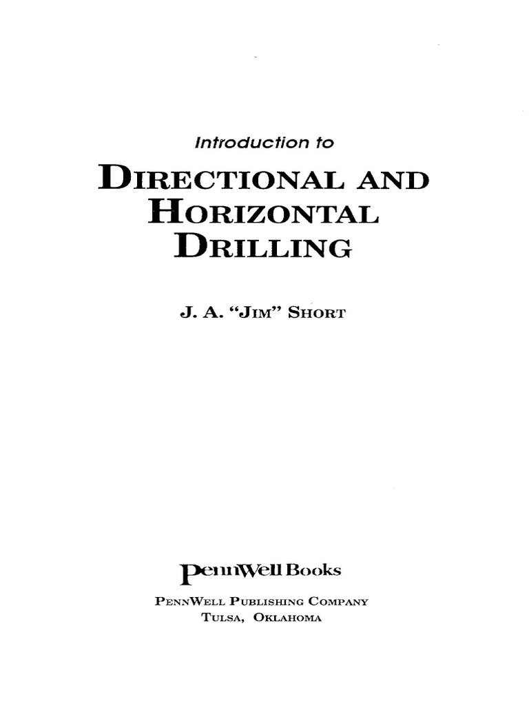 Introduction To Directional and Horizontal Drilling PDF | PDF