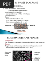 Binary Phase Diagrams and Microstructures | PDF | Chemistry | Materials