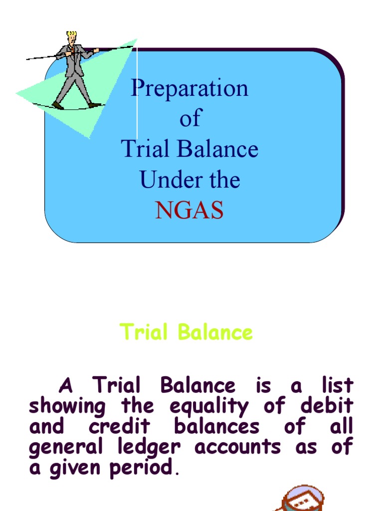 NGAS Trial Balance Preparation Guide | PDF | Debits And Credits | Expense