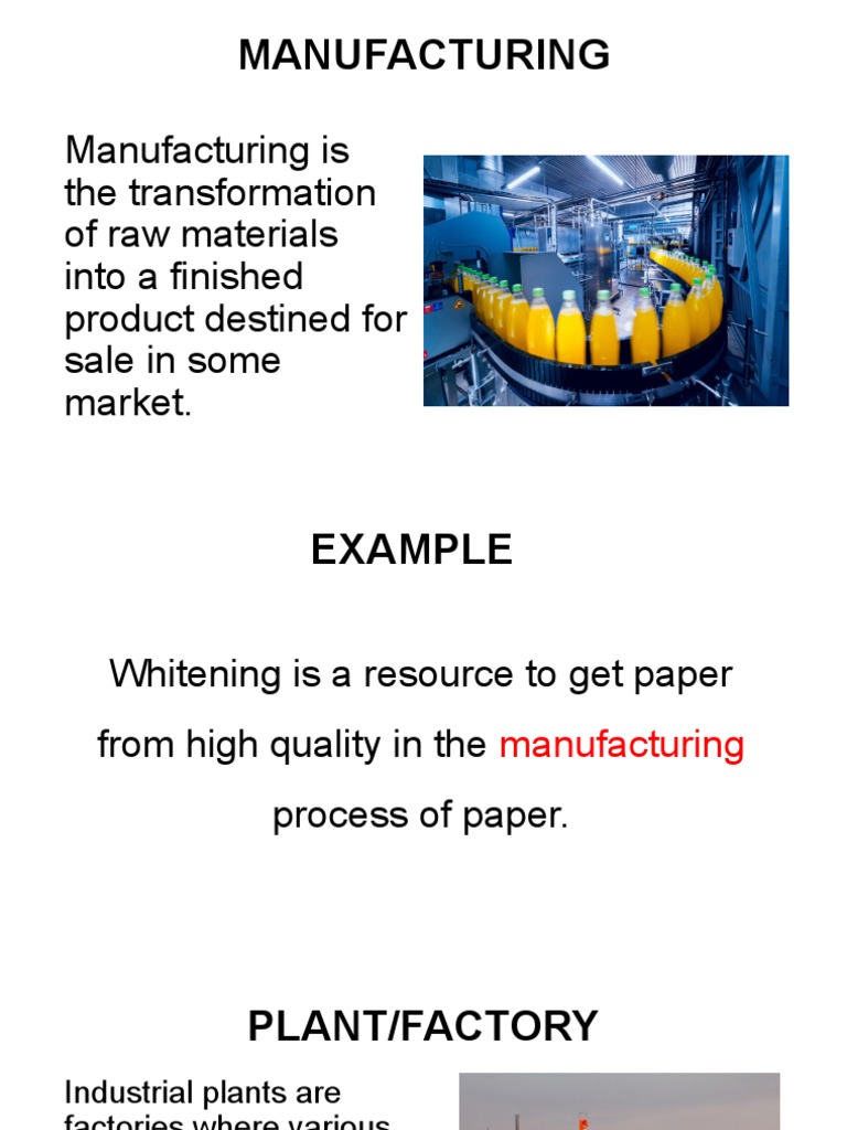 Overview of Manufacturing Processes | PDF