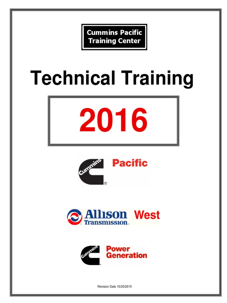 Technical Training: Cummins Pacific Training Center | PDF | Cummins ...