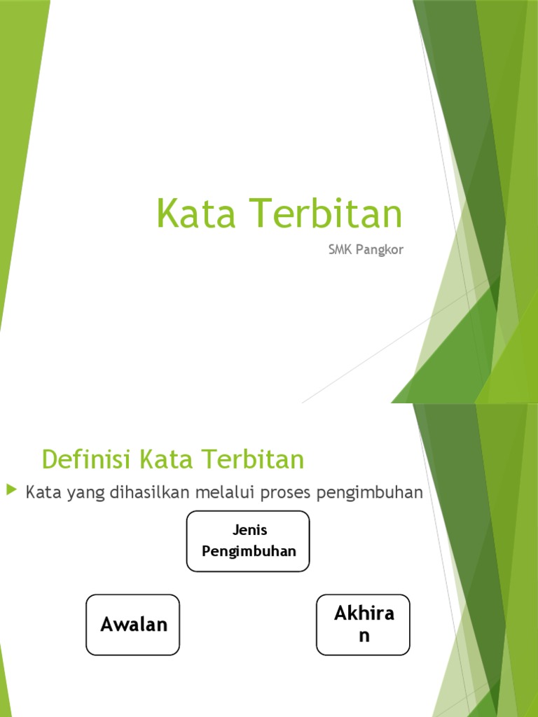 Kata Terbitan | PDF