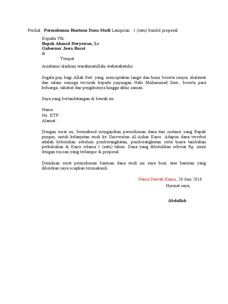 Contoh Proposal-1 | PDF