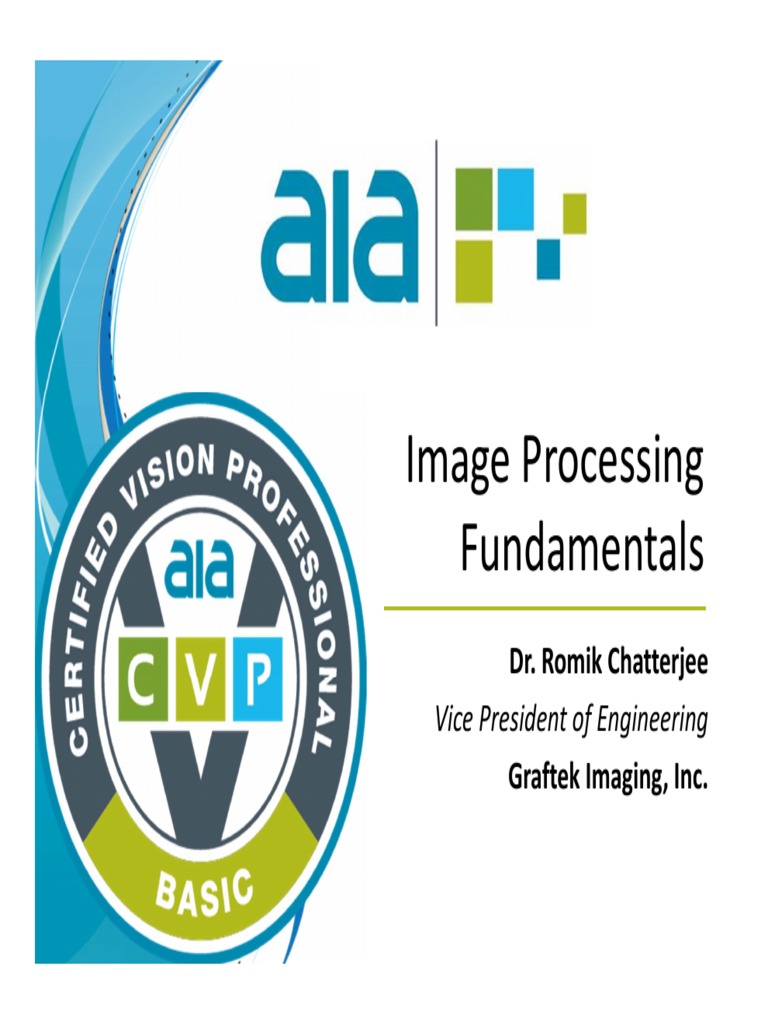 IPFM-Image Processing Fundamentals for Machine Vision | PDF | Computer ...