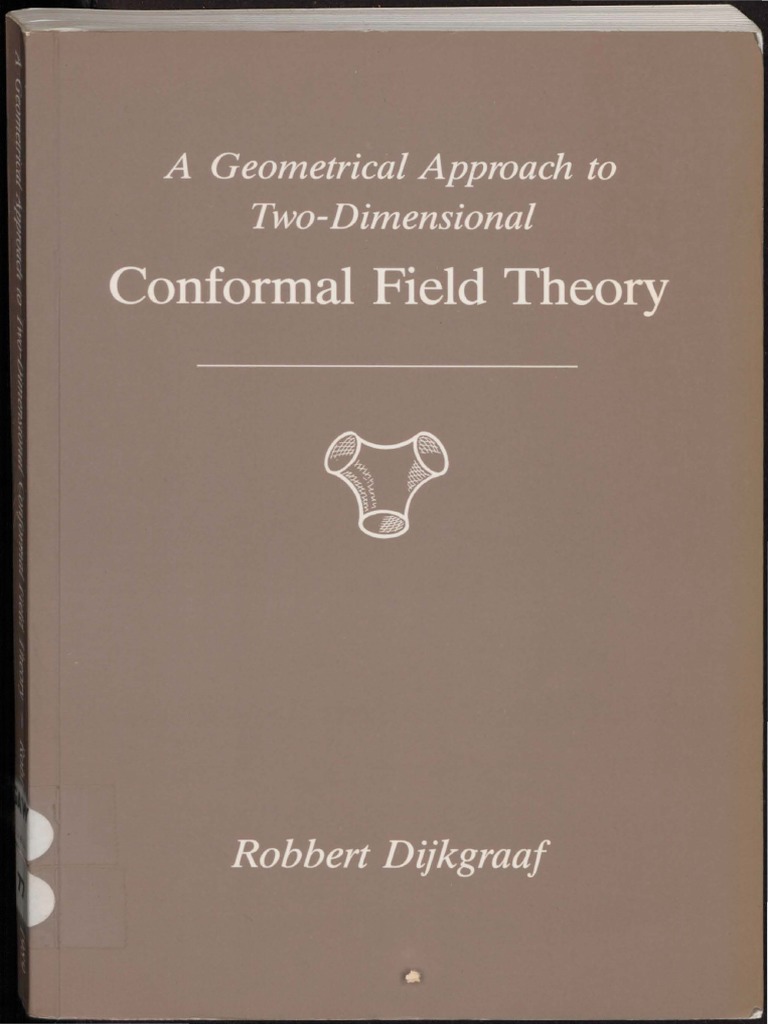 A Geometrical Approach To Two Dimensional Conformal Field Theory Pdf Pdf