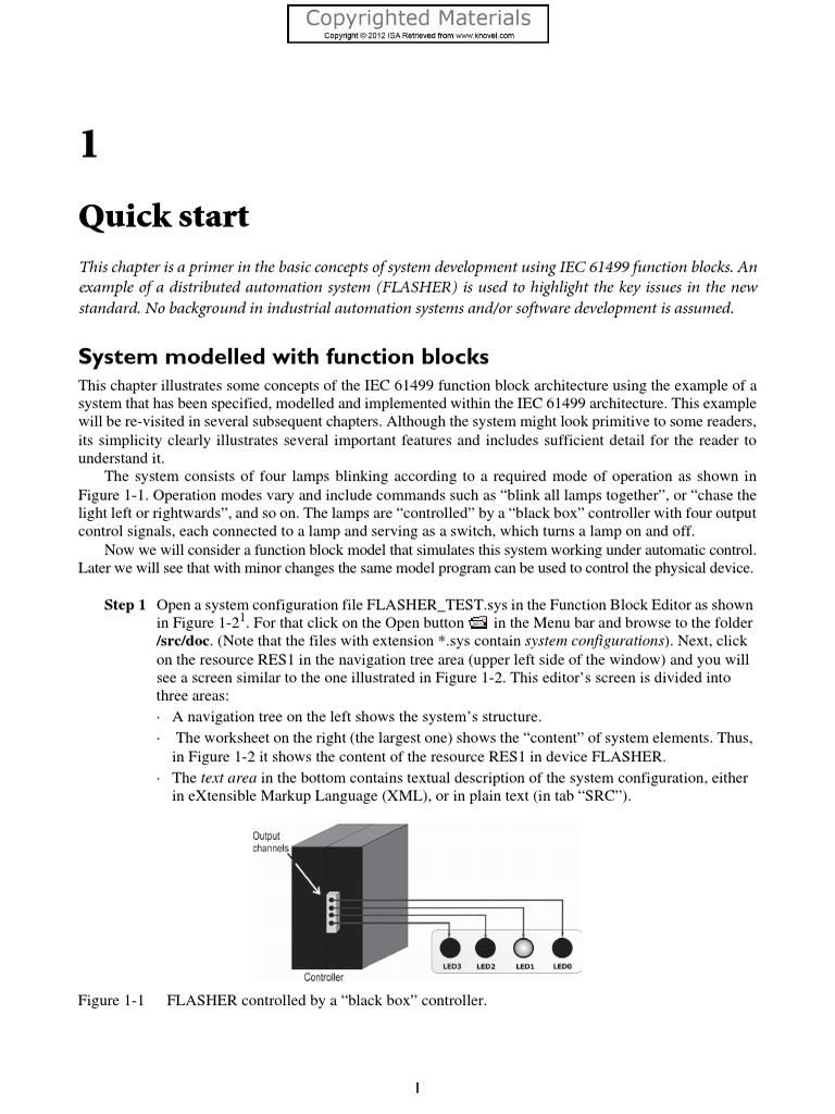 IEC 61499 function blocks explained: Modelling a lamp flashing system ...