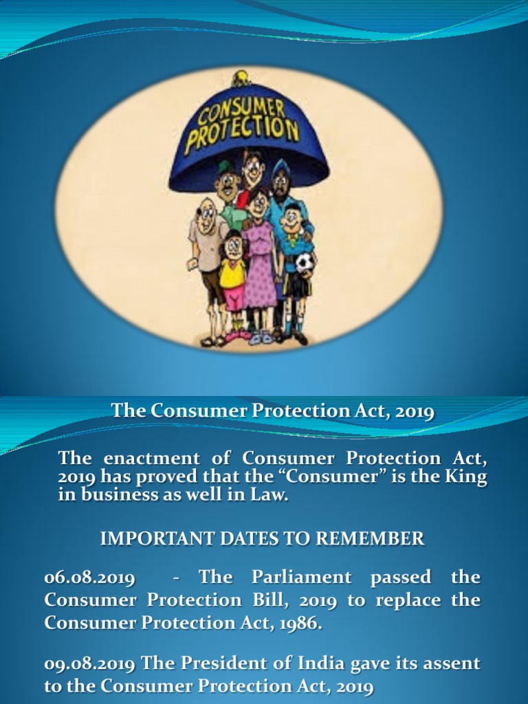Consumer Protection Act 2019 - What's New | PDF | Consumer Protection | Mediation