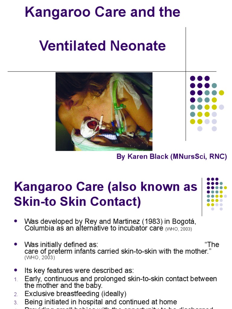 Kangaroo Care and The Ventilated Neonate | PDF | Medicine | Infancy