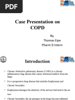 COPD Case Study | PDF | Chronic Obstructive Pulmonary Disease | Asthma