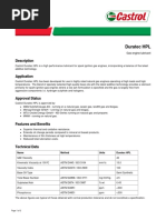 Castrol Perfecto HT 5 Heat Transfer Oil | PDF | Viscosity | Distillation