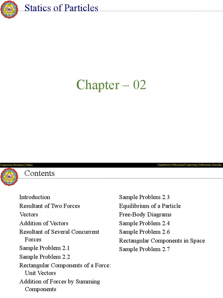 Chapter - 02 | PDF | Euclidean Vector | Force