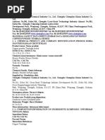 Water Material Safety Data Sheet | PDF | Toxicity | Biodegradation