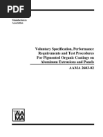 Aama 2605-02 | PDF | Coating | Paint