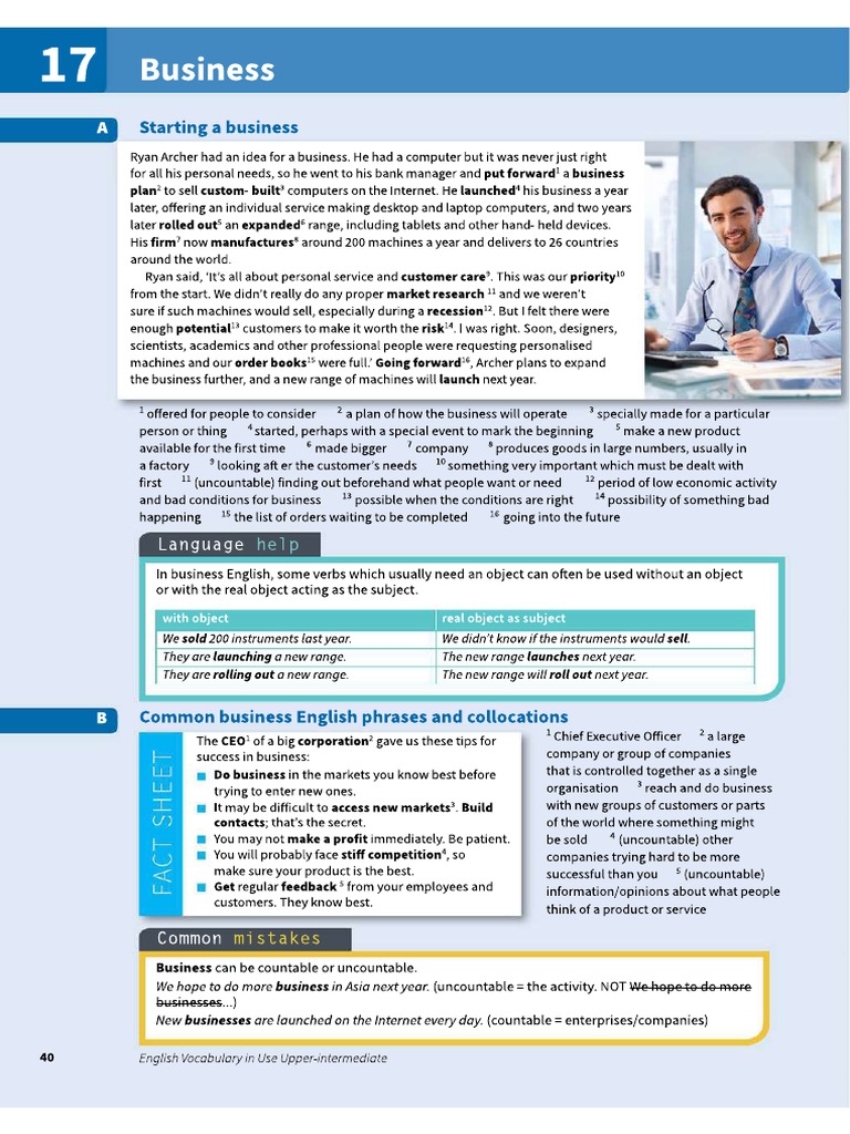 Business Vocabulary in Use | PDF