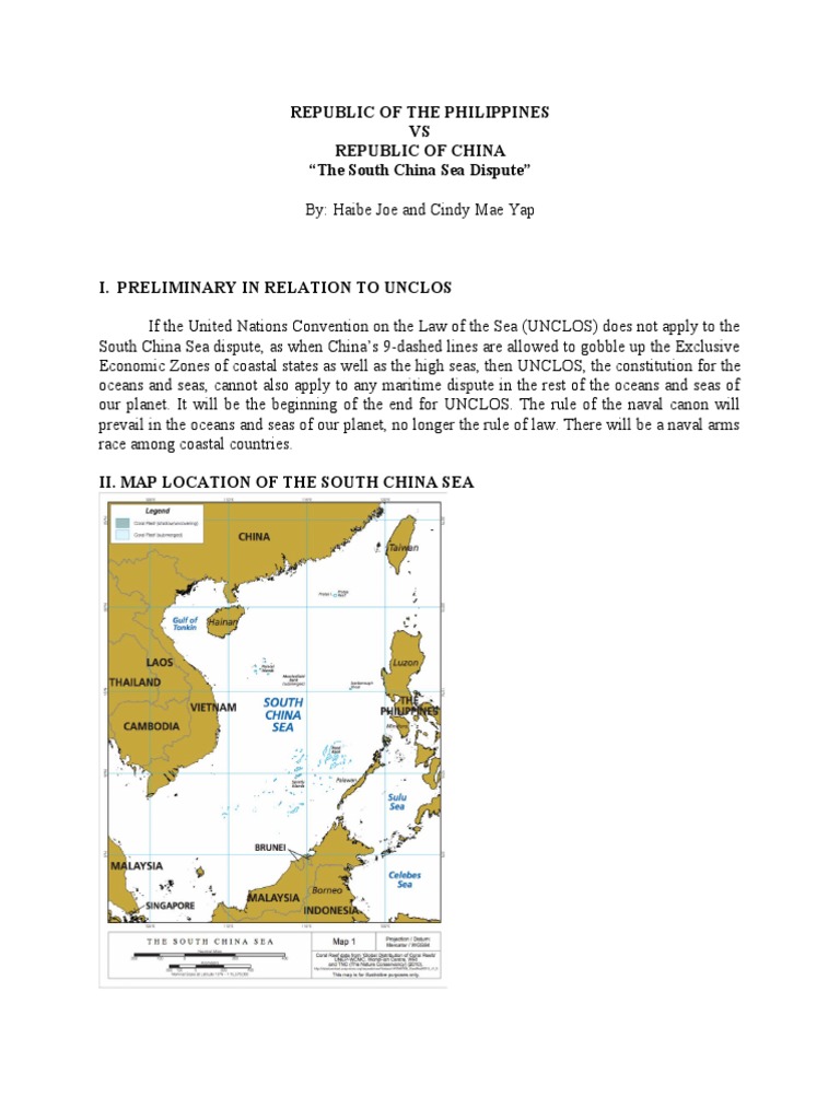 PH vs. China | PDF | South China Sea | Exclusive Economic Zone