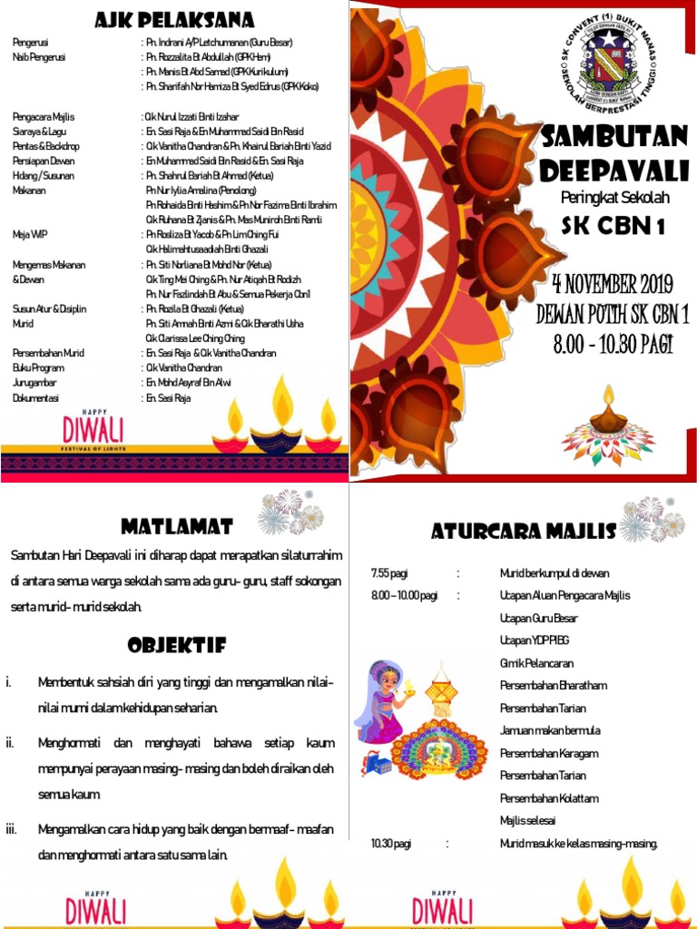 Buku Program Deepavali | PDF