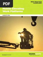 MEWP Emergency Lowering Procedures Guide | PDF