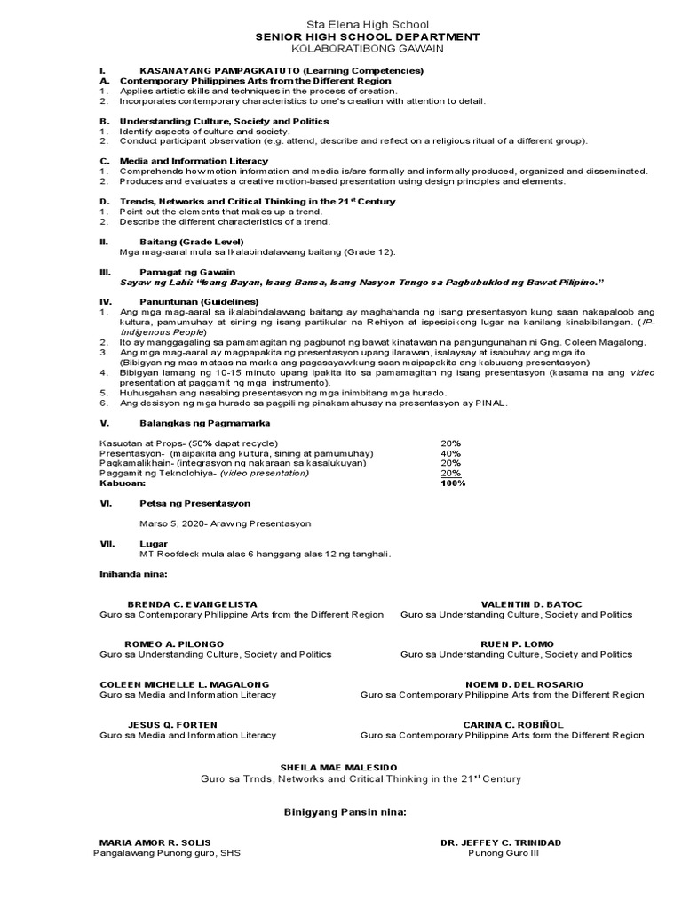 Collab Grade 12 | PDF