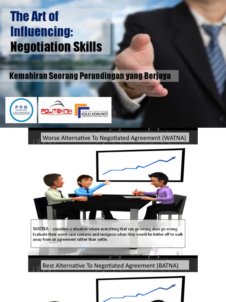 The Art of Influencing:: Negotiation Skills | PDF | Negotiation ...