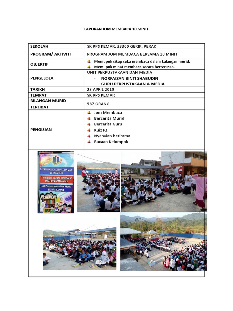 Laporan Dekad Membaca | PDF
