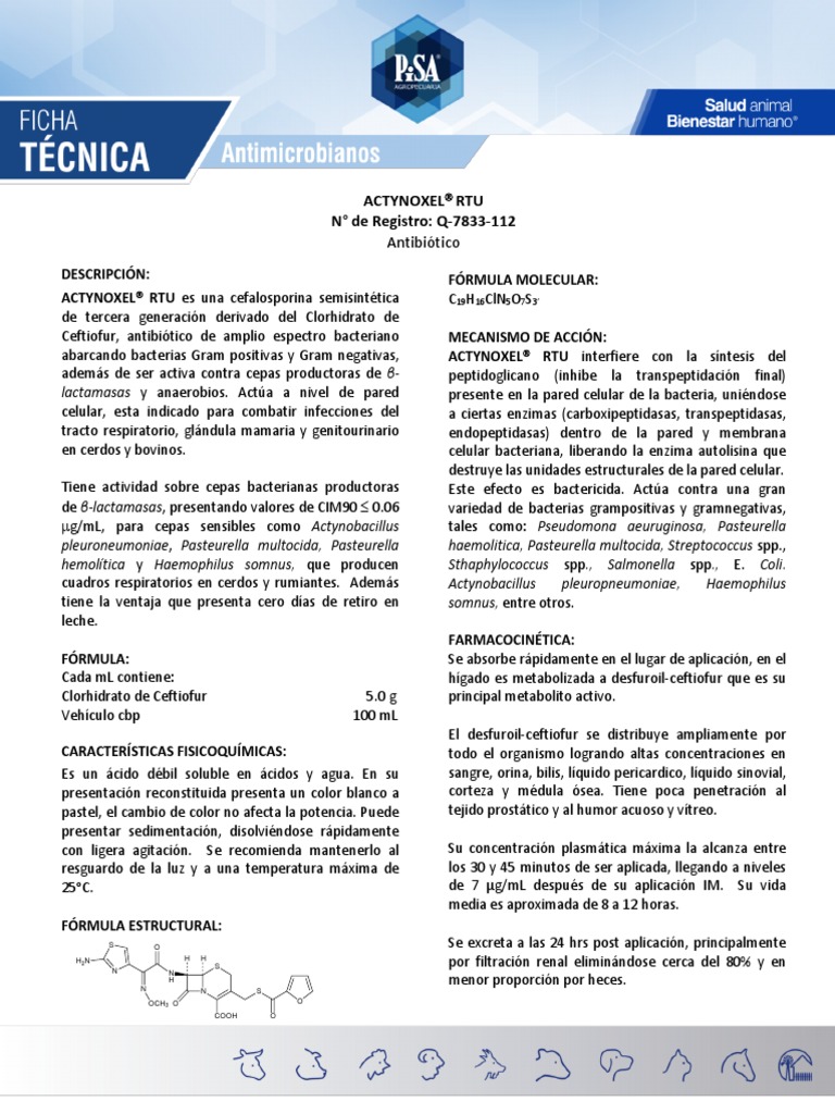 Actynoxel RTU | PDF | Bacterias Gram-negativo | Las bacterias
