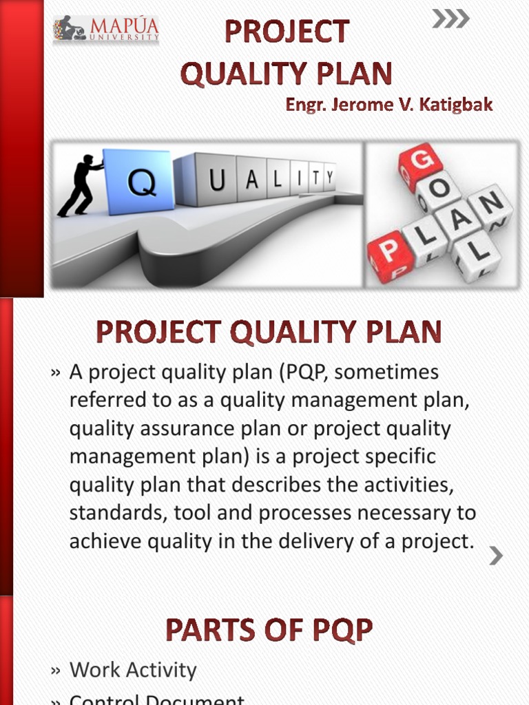 Lecture 5 Project Quality Plan PDF | PDF | Building Technology ...