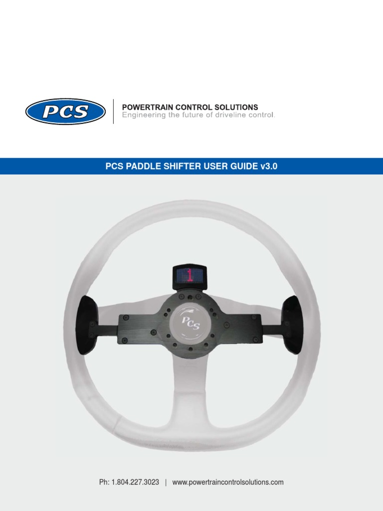 Pcs Paddle Shifter User Guide V3.0 | PDF | Manual Transmission ...