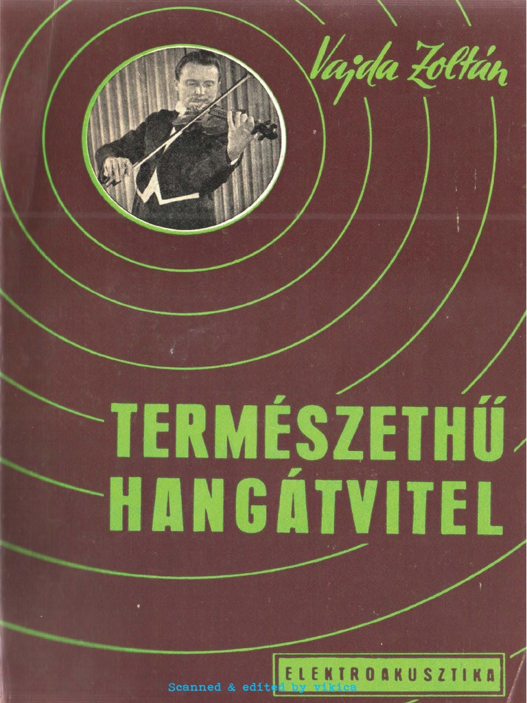 Vajda Zoltán - Természethű Hangátvitel - 1961 - OCR | PDF